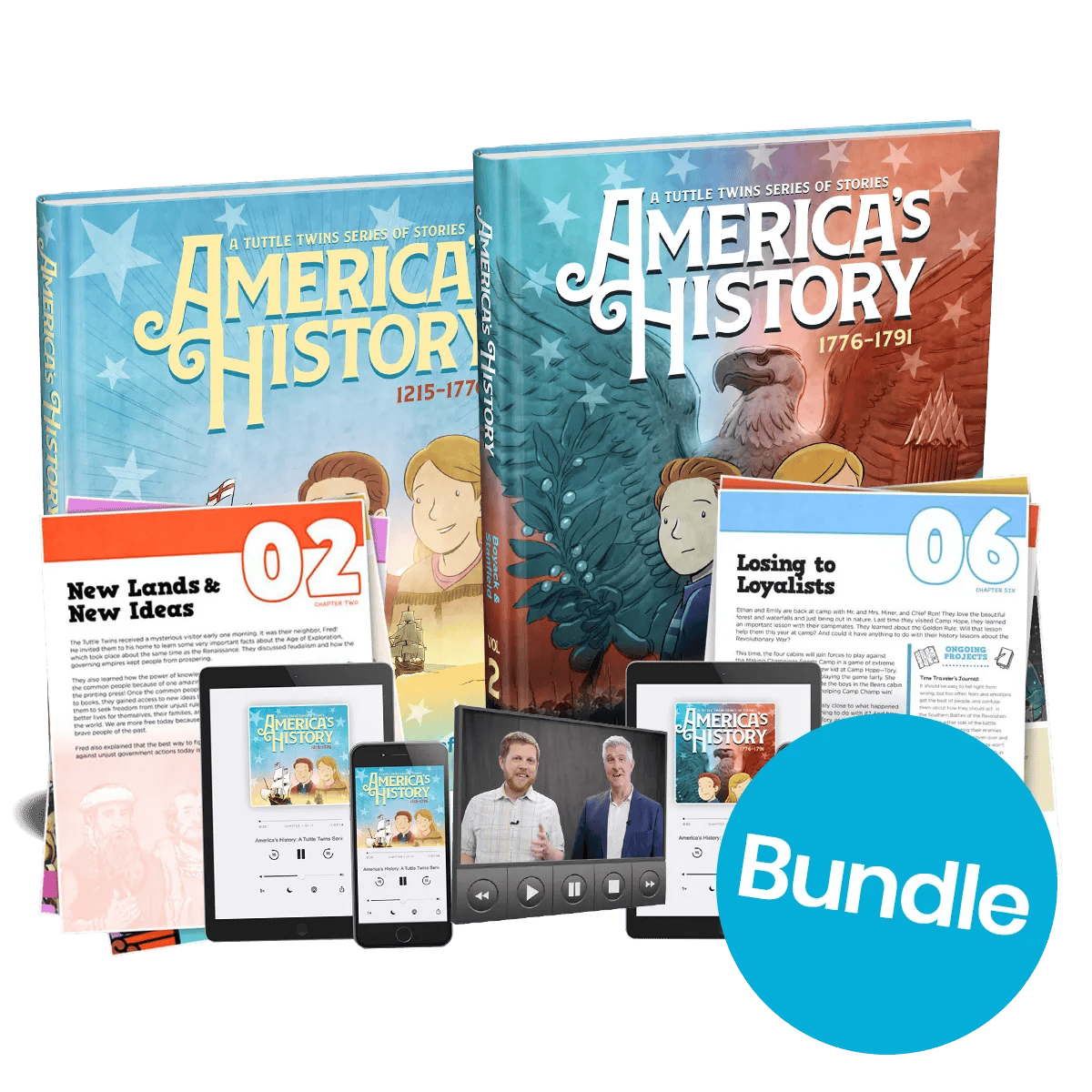 America’s History Volume 1 & 2 Bundle – The Tuttle Twins